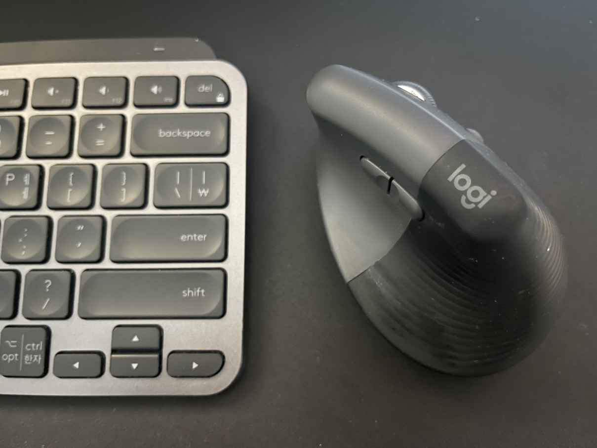 로지텍 버티컬 리프트 마우스 MX KEYS MINI 키보드 내돈내산 2년 사용 후기